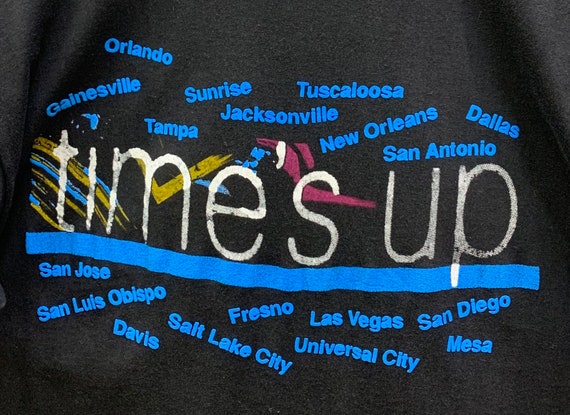 Vintage 90s Living Colour Times Up Usa Tour T-shirts - Gem
