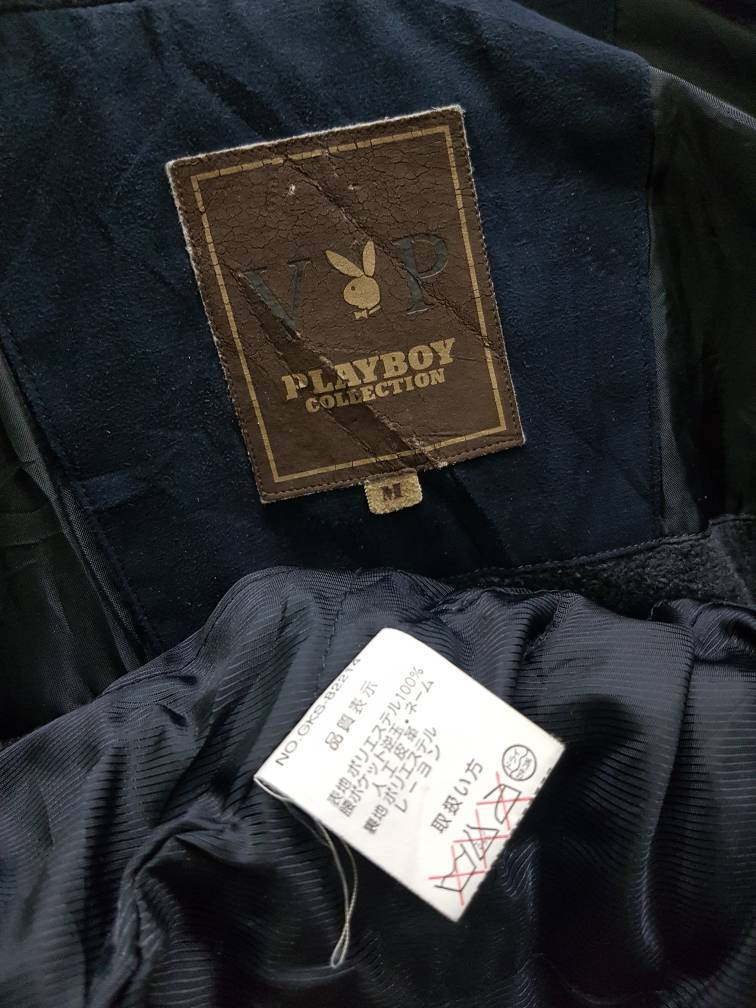 Vintage Playboy Collection VP Jacket Full Zipper Black Colour | Etsy
