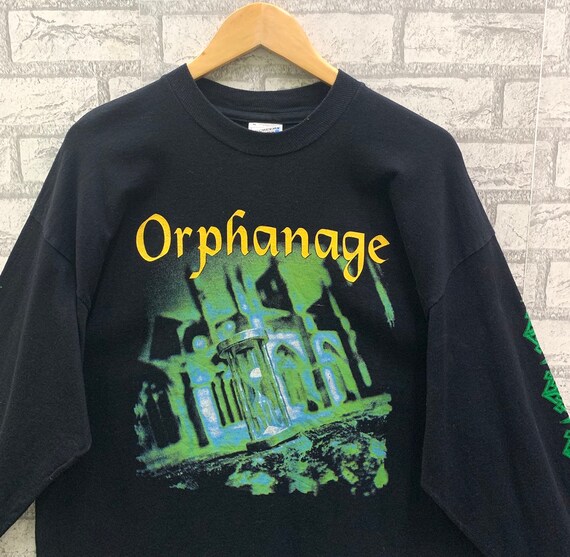 RARE!!! Vintage 90s Orphanage Death Metal Band Long S… - Gem
