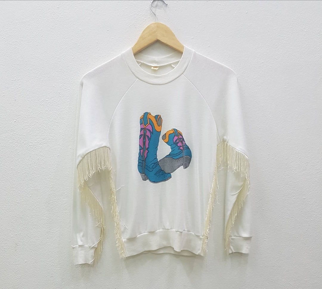 RARE!!! Vintage 80s Hang Ten Boots Shoes Design Surfing Sweatshirts - Etsy
