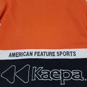 RARE!! Vintage Kaepa Sweatshirts Multicolour Embroidery Big Logo Nice ...