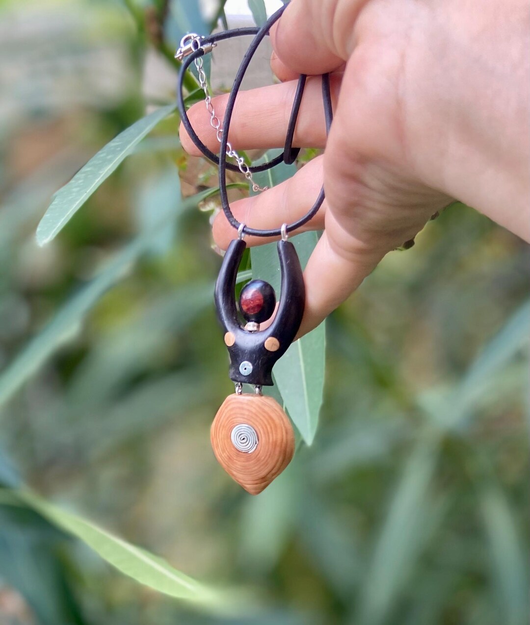 Talisman Isis Mother Goddess in Gabon Ebony and Cade Wood - Etsy