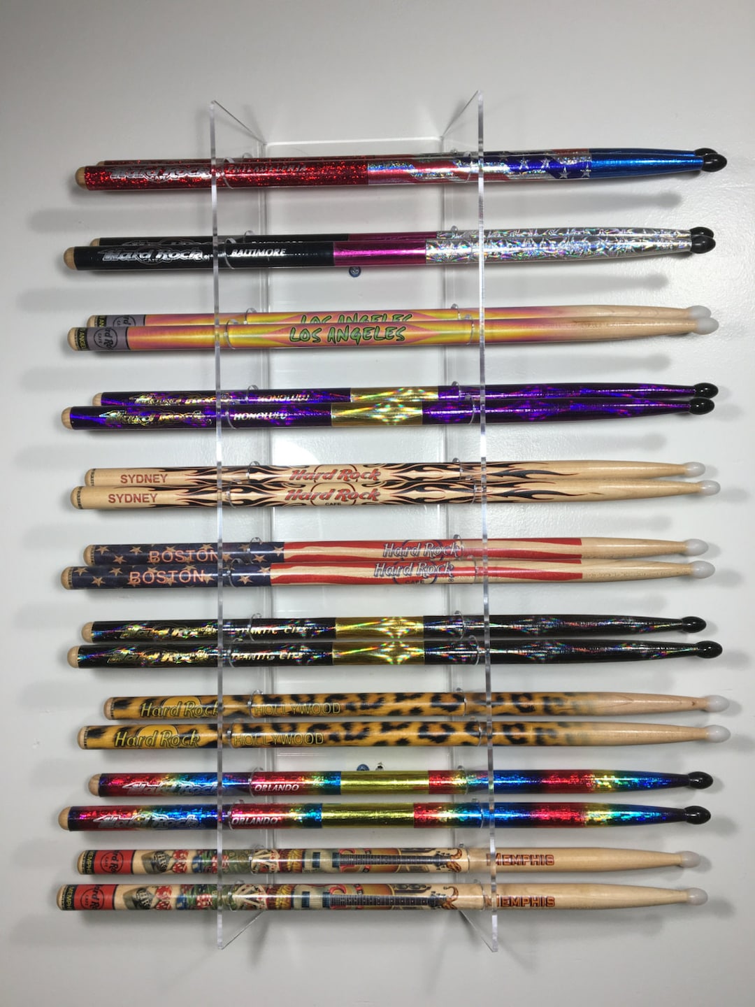 Drumstick Display | 10 Sets | Drum Stick Holder | Drumstick Rack ...