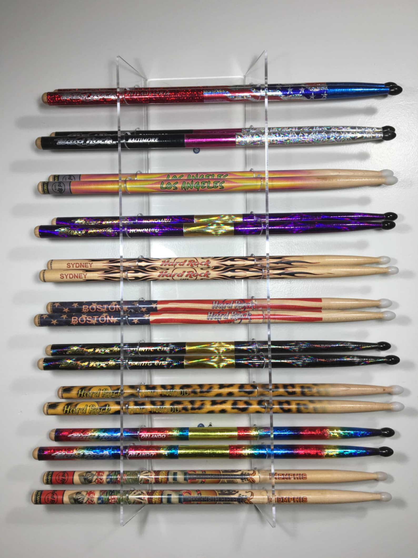 Drumstick Display | 10 Sets | Drum Stick Holder | Drumstick Rack ...