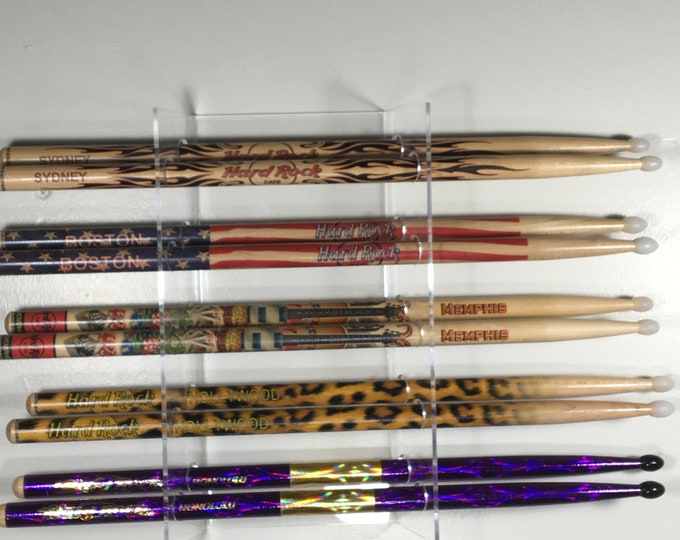 Drumstick Display | 5 Sets | Drumstick Holder | Drumstick Rack ...