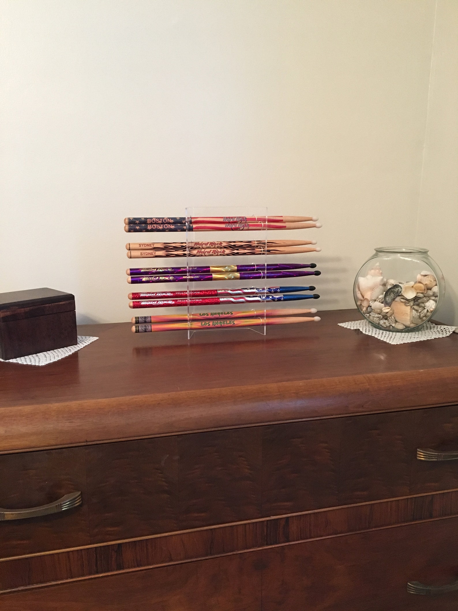 Drumstick Display | 5 Sets | Drumstick Holder | Drumstick Rack ...
