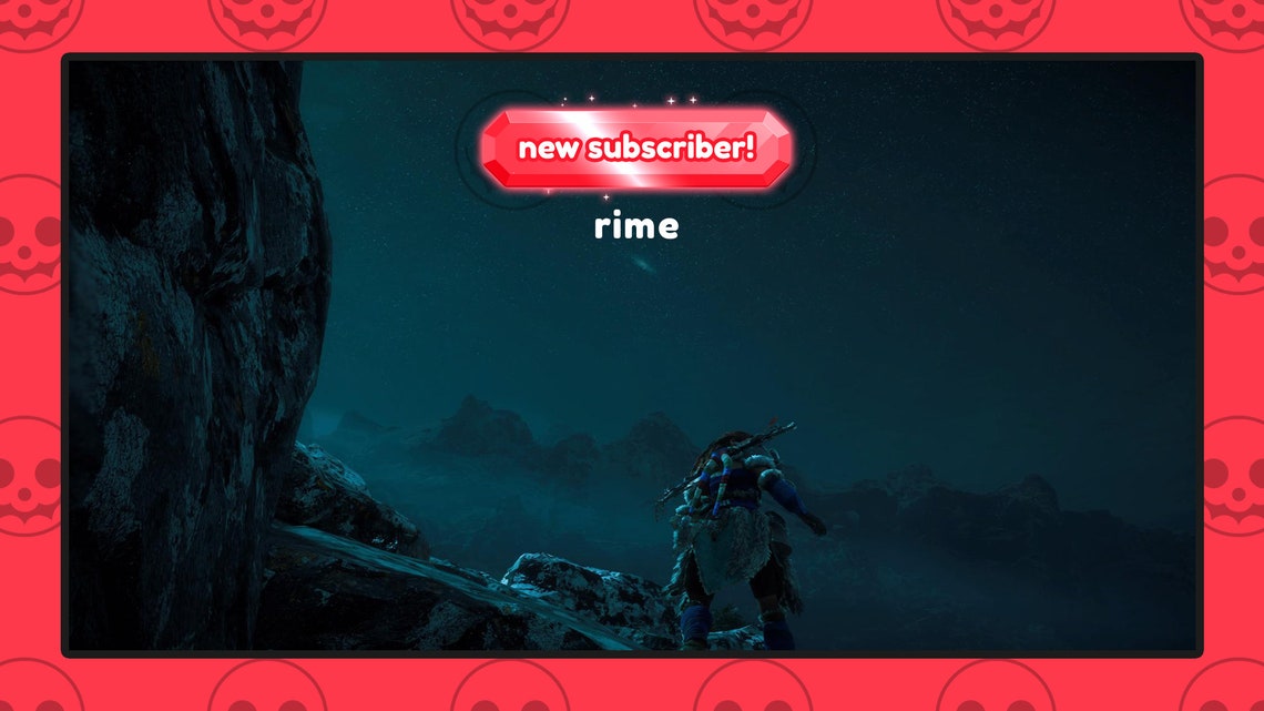 Animated Gem Alert Pack / Cute / Jewel / Shining / Red Pink / - Etsy