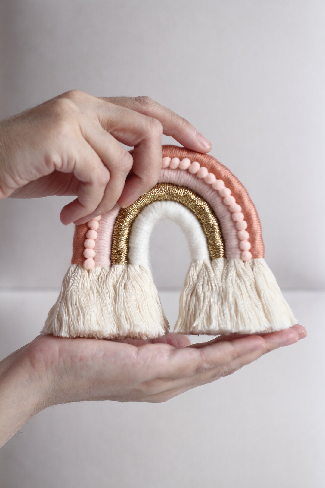 Rainbow Baby Gift, Macrame Rainbow Decor, Rainbow Wall Hanging, Rainbow ...