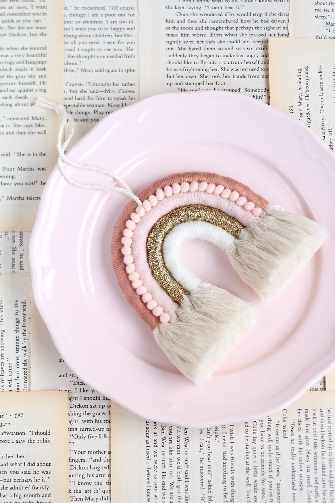 Rainbow Baby Gift Macrame Rainbow Decor Rainbow Wall | Etsy