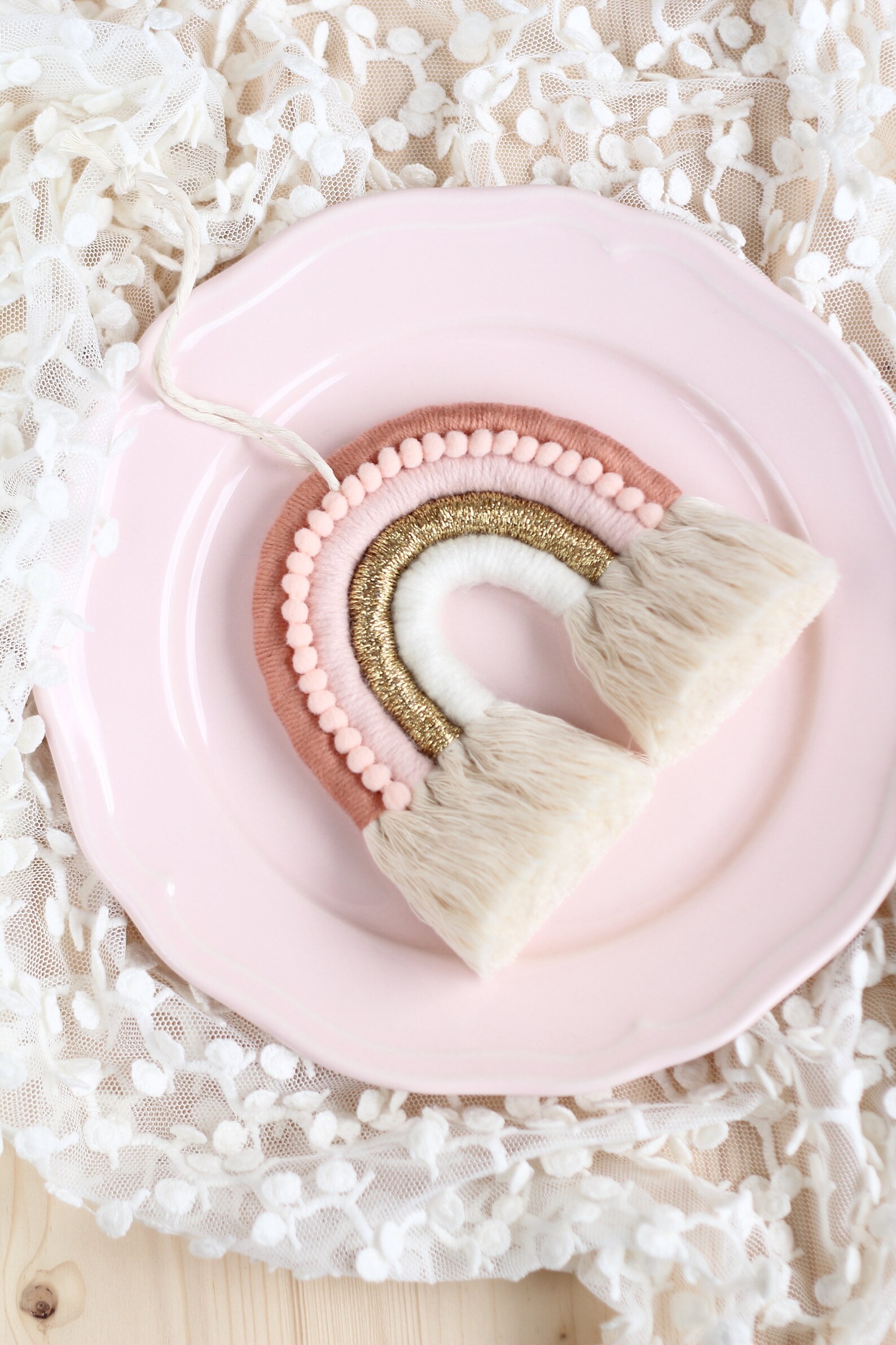 Rainbow Baby Gift Macrame Rainbow Decor Rainbow Wall | Etsy