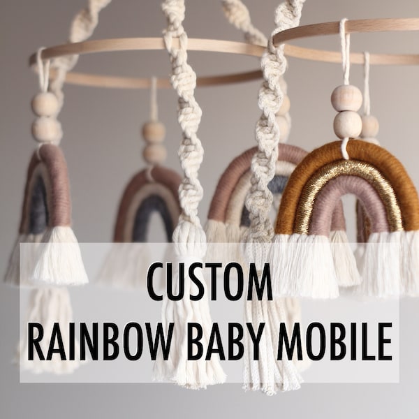Rainbow Mobile - Etsy