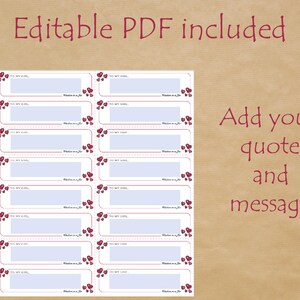 PRINTABLE Romantic Love Notes to My Girl - 365 Messages, 12 Jar Labels ...