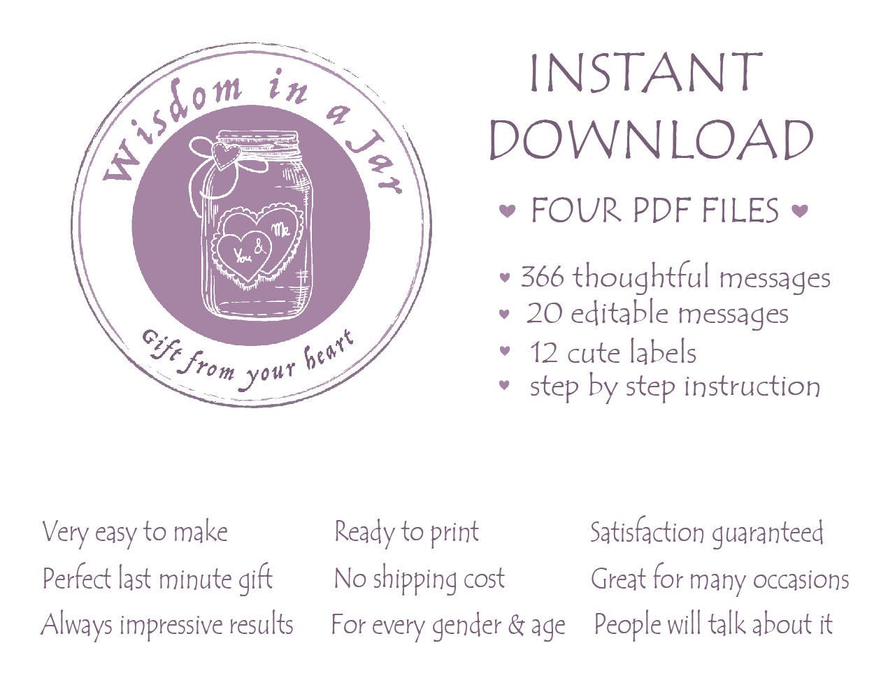 PRINTABLE 365 Quotes for Jar, Daily Inspiration, Positive Thoughts ...