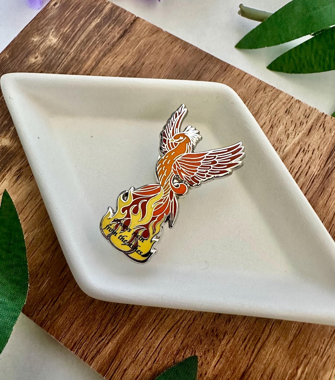 Phoenix Pin - Etsy