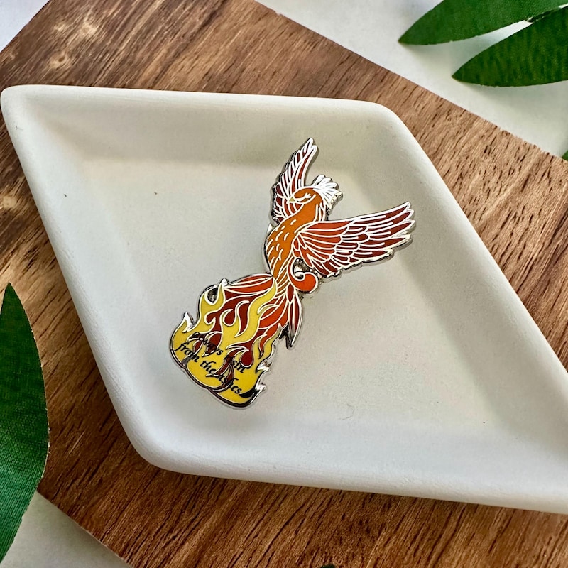 Phoenix Pin - Etsy