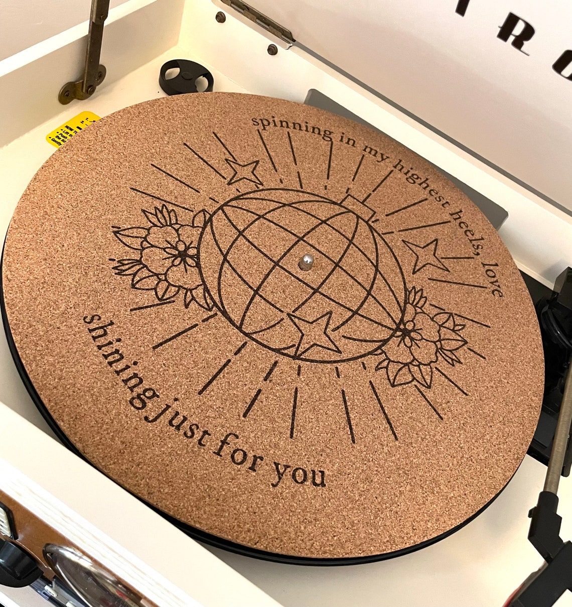 Vinyl Record Slip Mat - Cork Slip Mat - Folklore Slip Mat - Etsy