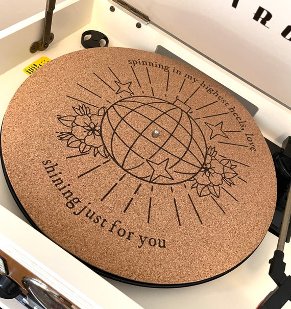Vinyl Record Slip Mat Cork Slip Mat Folklore Slip Mat - Etsy