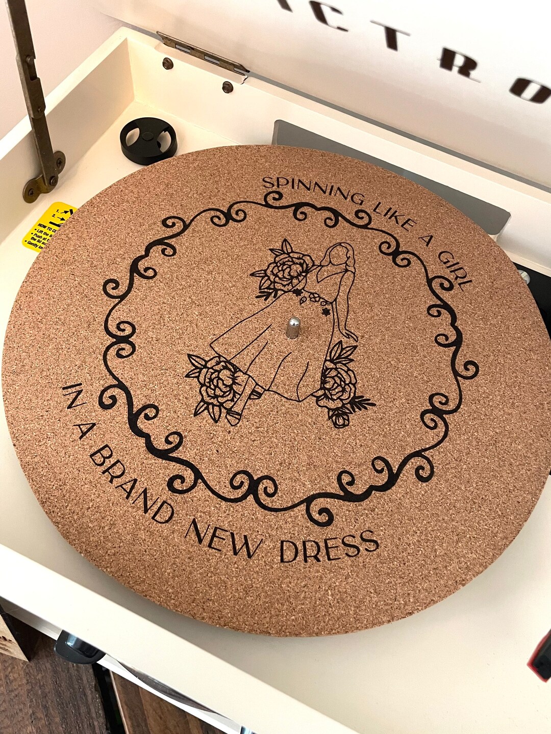 Vinyl Record Slip Mat - Cork Slip Mat - Red Slip Mat - Vinyl Records - Etsy