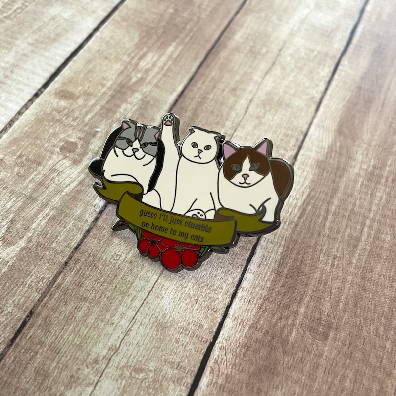 Cat Pin - Etsy