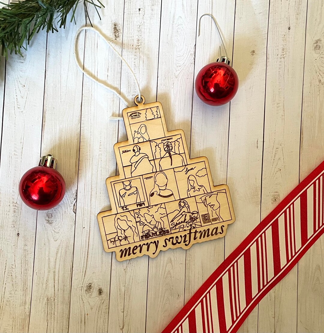 Taylor Swift Albums Ornament Taylor Swift Eras Ornament Swiftmas ...