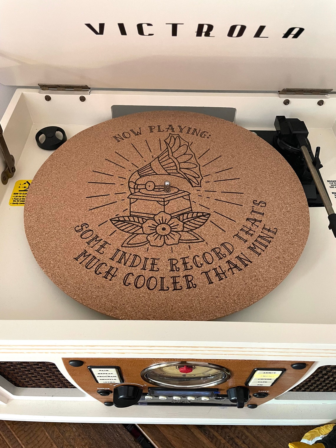 Vinyl Record Slip Mat - Cork Slip Mat - Red Slip Mat - Vinyl Records - Etsy