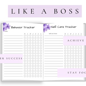 Girl Boss Planner: Daily Reflection Journal, Budget Binder, Self Care ...