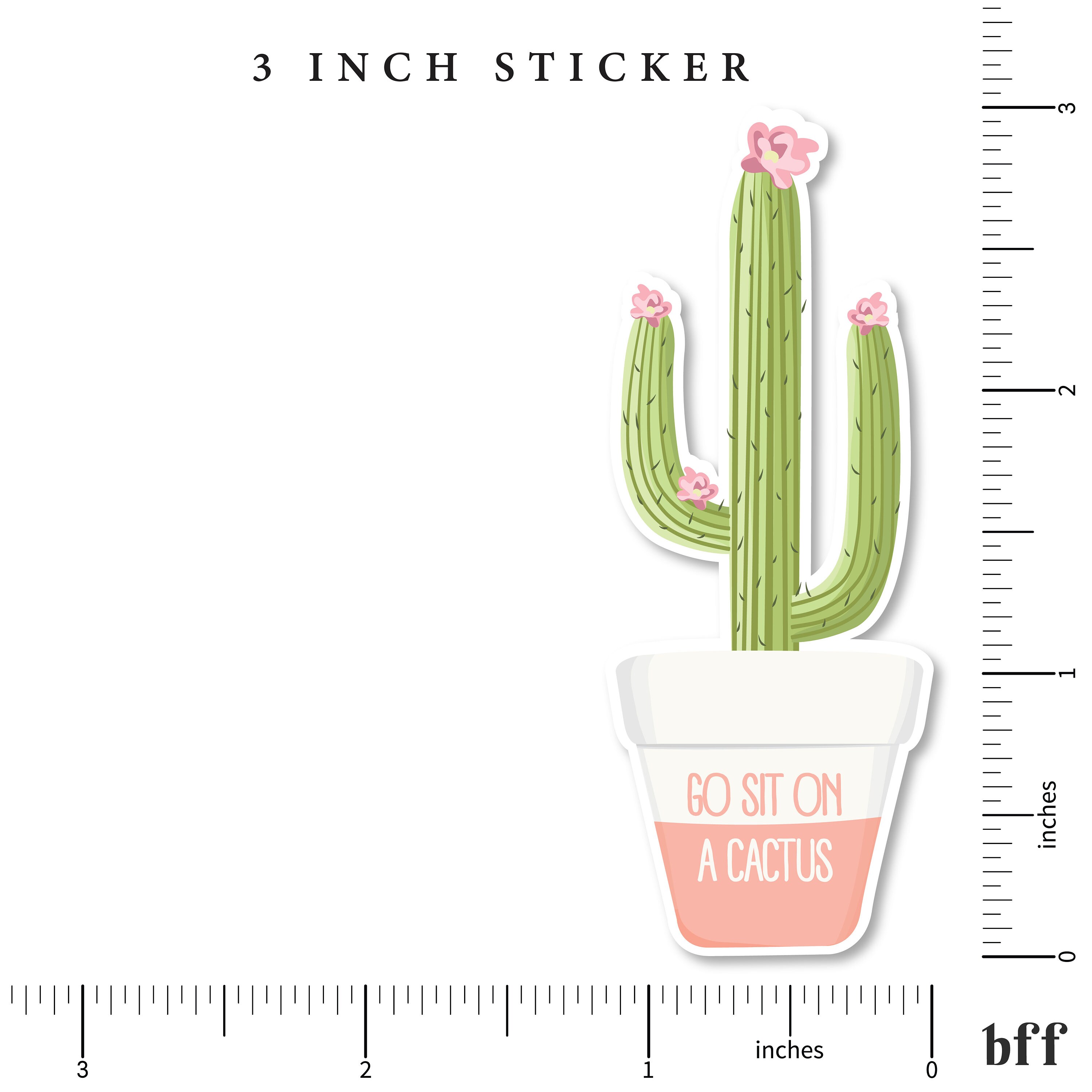 Stickers, Labels & Tags Bumper Stickers Cactus Succulent Vinyl Decal ...