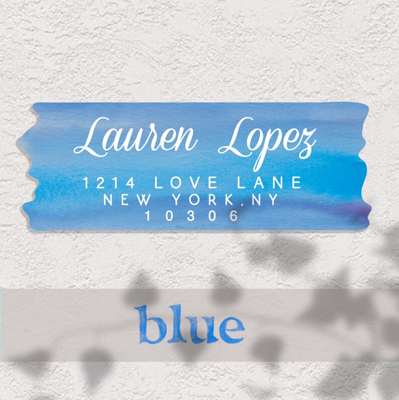 Purple Return Address Labels Personalized Labels Ombre - Etsy