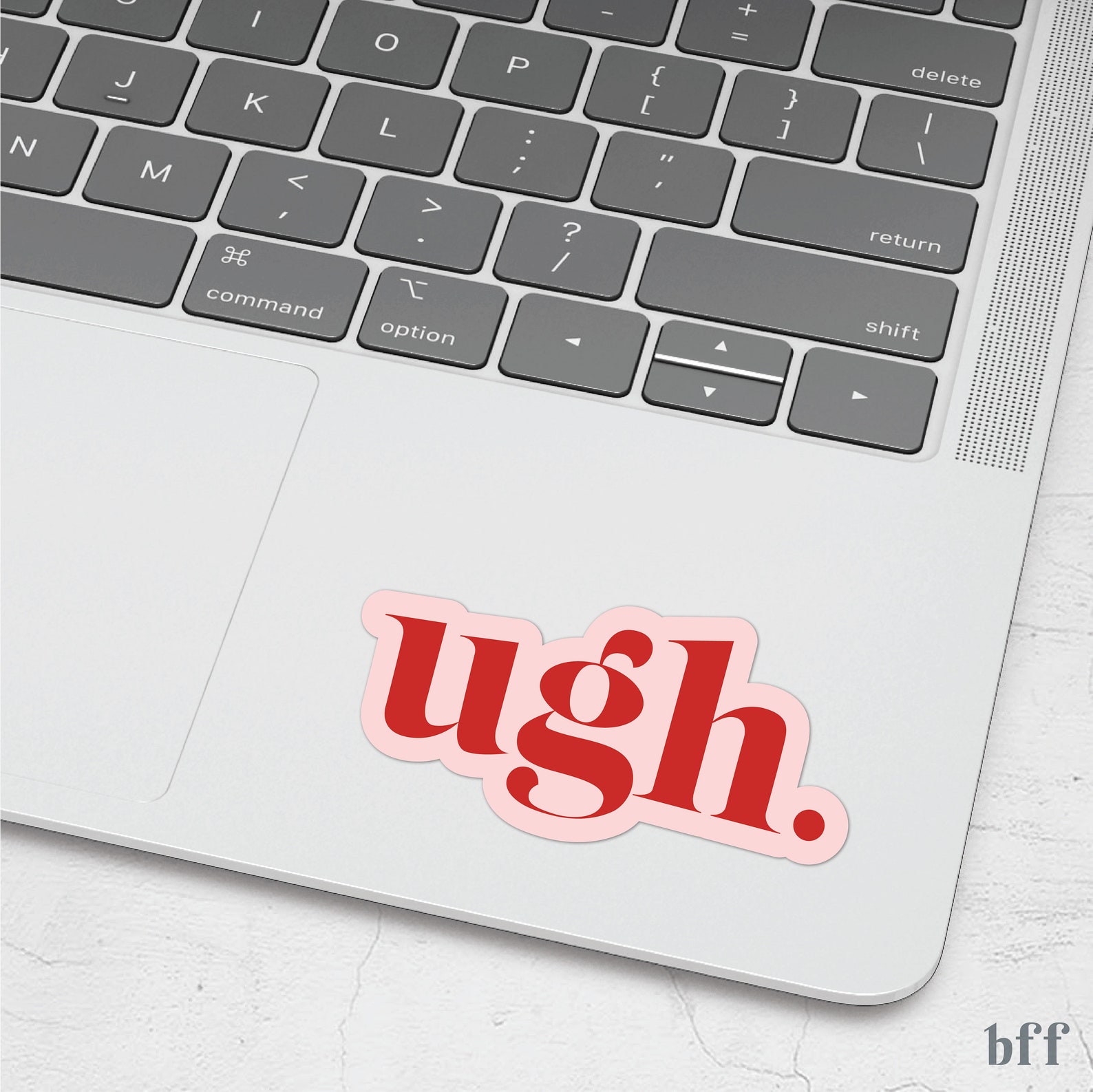 UGH. Sticker Funny Stickers Waterproof Sticker Water - Etsy