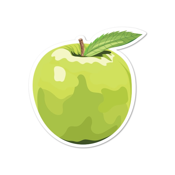 Apple Sticker - Etsy