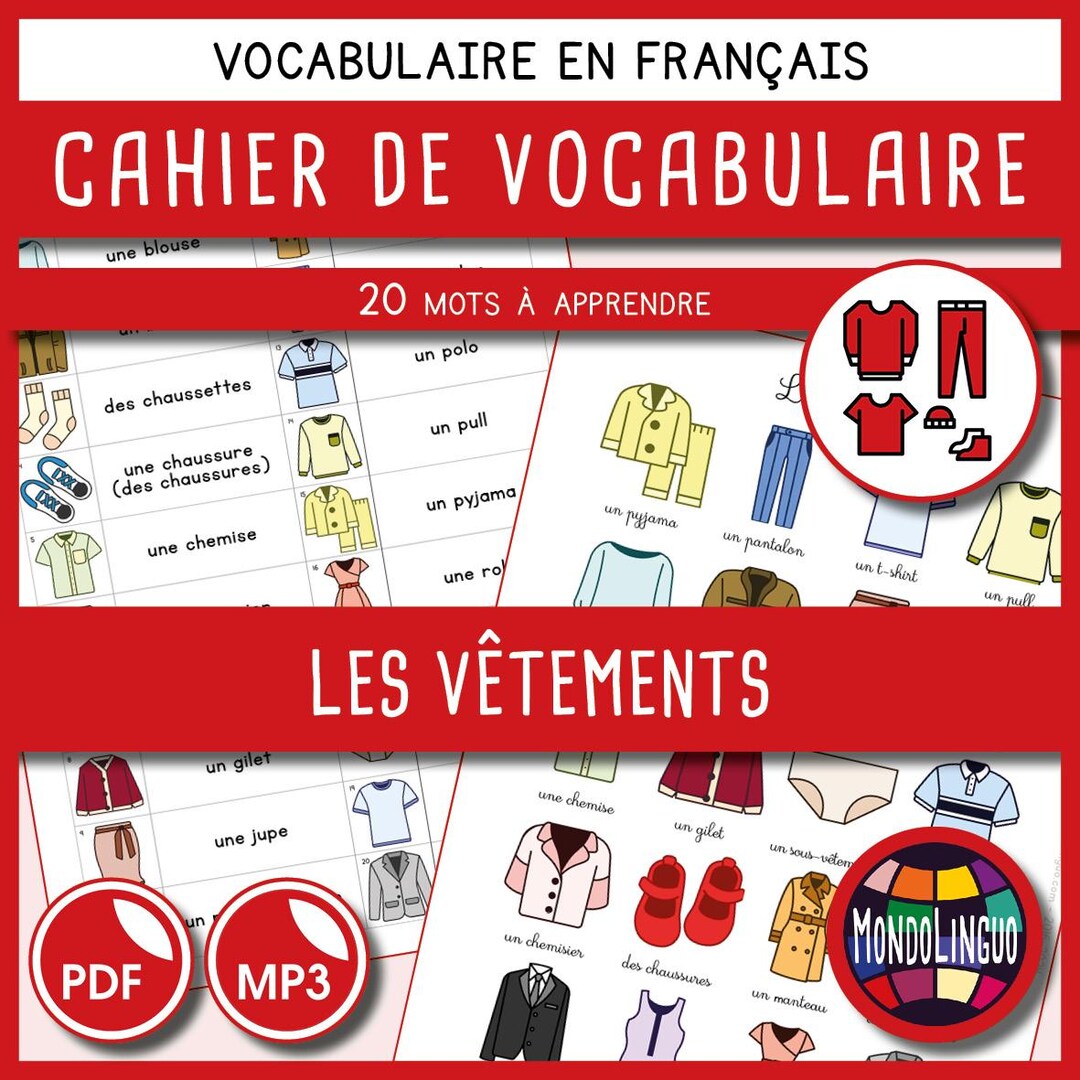 Vocabulary Worksheets - to Print - Word Lists and Picture Cards ...