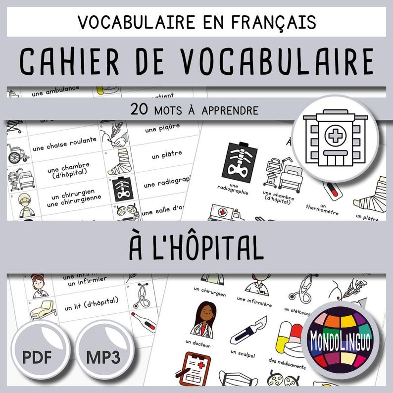 Vocabulary Worksheets - to Print - Word Lists and Picture Cards ...