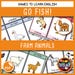 Printable Card Game About Farm Animals - Go Fish! - English Version - Etsy