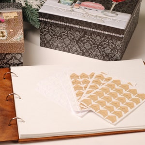 Wood Album Rustic Photo Album Engrave Photoalbum Wooden Photo Album ...