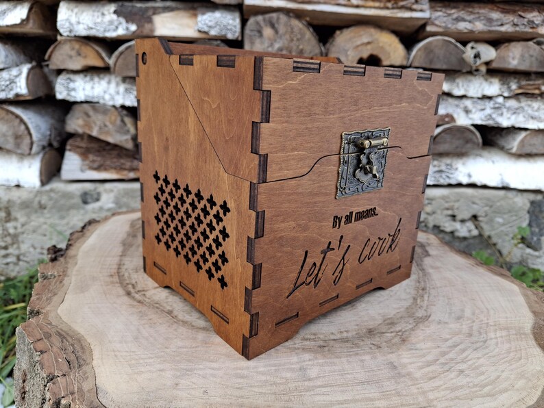 Box for Recipes Wood Recipe Box Recipe Card Box Recipe Box Recipe ...