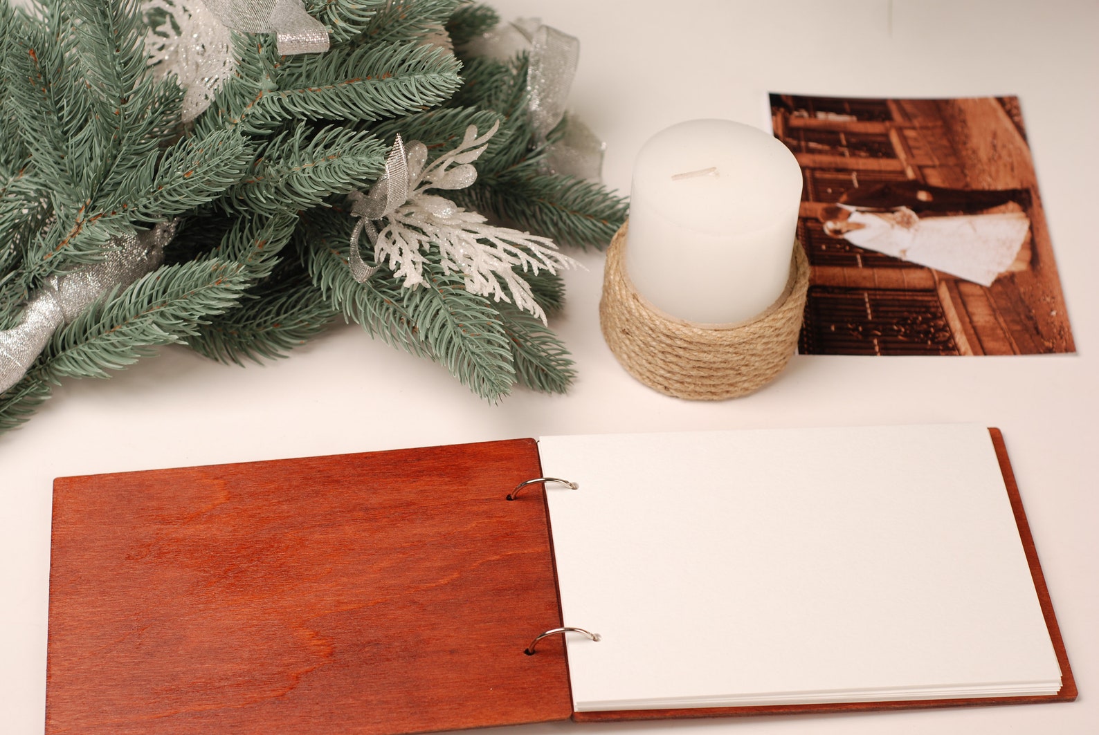 Wooden Photobook Wedding Photo Album Rustic Wood Album Rustic - Etsy