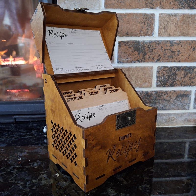 Recipe Box - Etsy