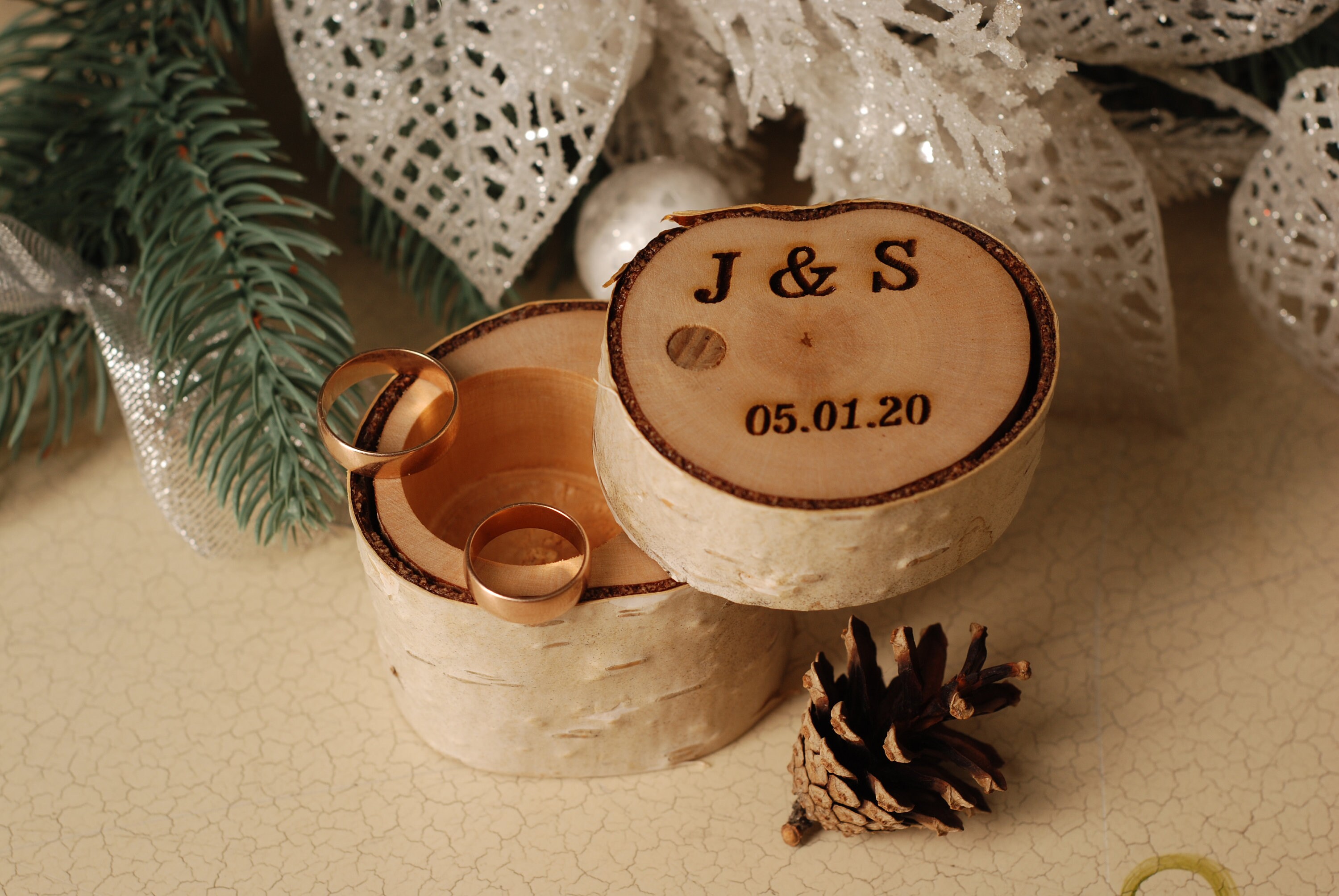 Wooden Ring Box. Ring Box Wood. Rustic Ring Bearer. Wedding - Etsy