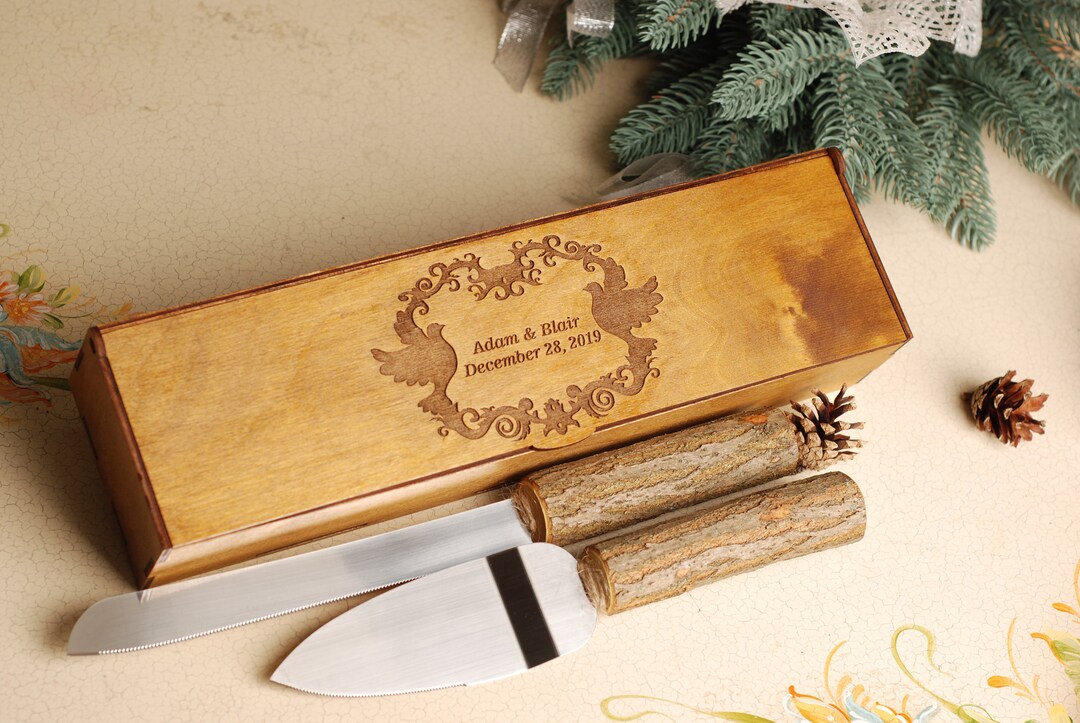 Wedding Cake Set Wedding Knives Wedding Gift Wedding Cake Server ...