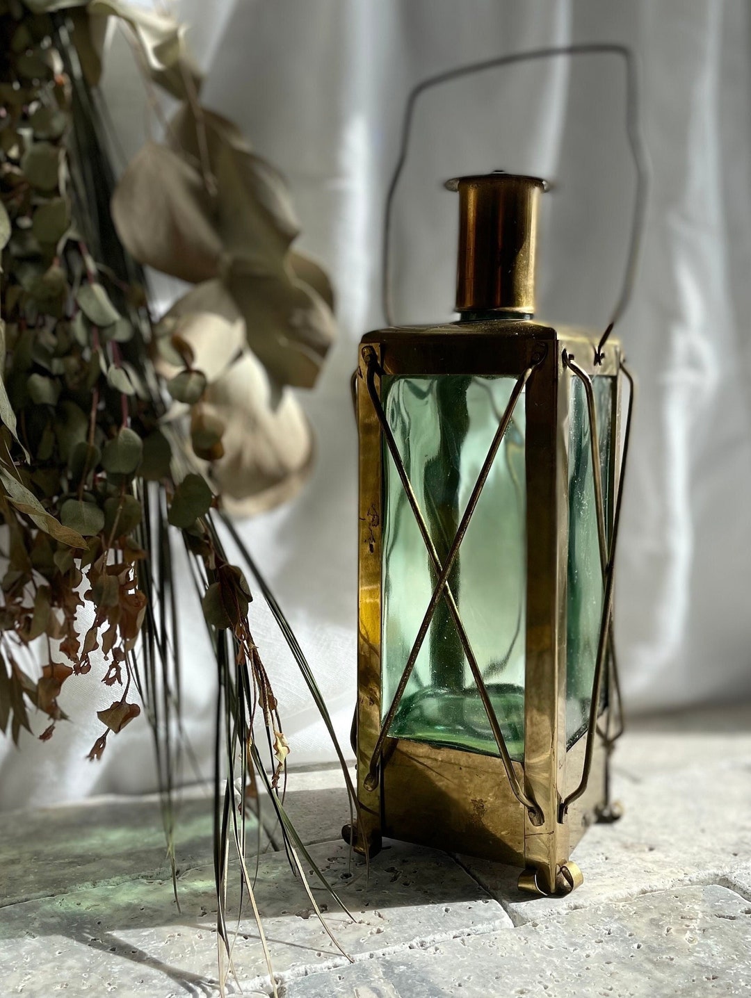 Vintage Musical Decanter Handblown Glass Lantern - Etsy