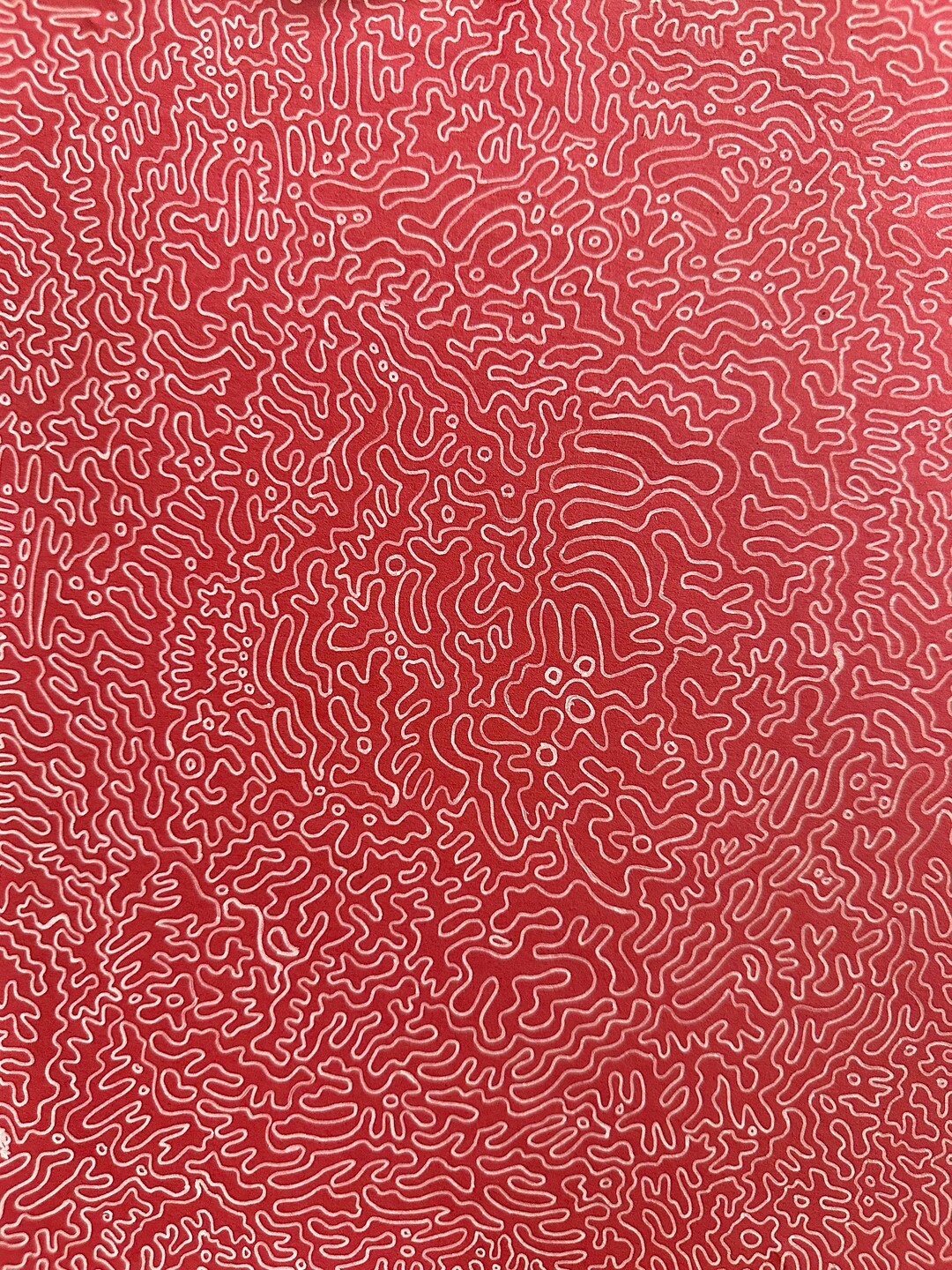 Custom Hand-drawn Gel Pen Doodle Art: Abstract Art, 9x12 Construction ...