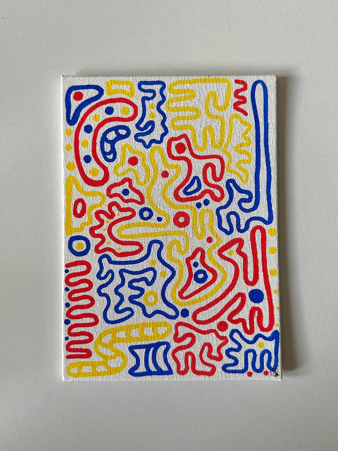 Prime Doodle | Hand Drawn Abstract Doodle Art | 5x7in Posca Painting on ...