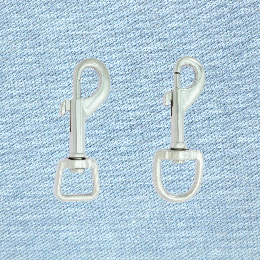 Silver Dog Leash Lead Hardware - Snap Hooks Bolt Snaps Leash Snaps for ...