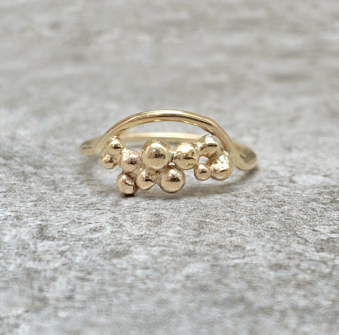 Mimosa Ring | 14k Gold - Etsy