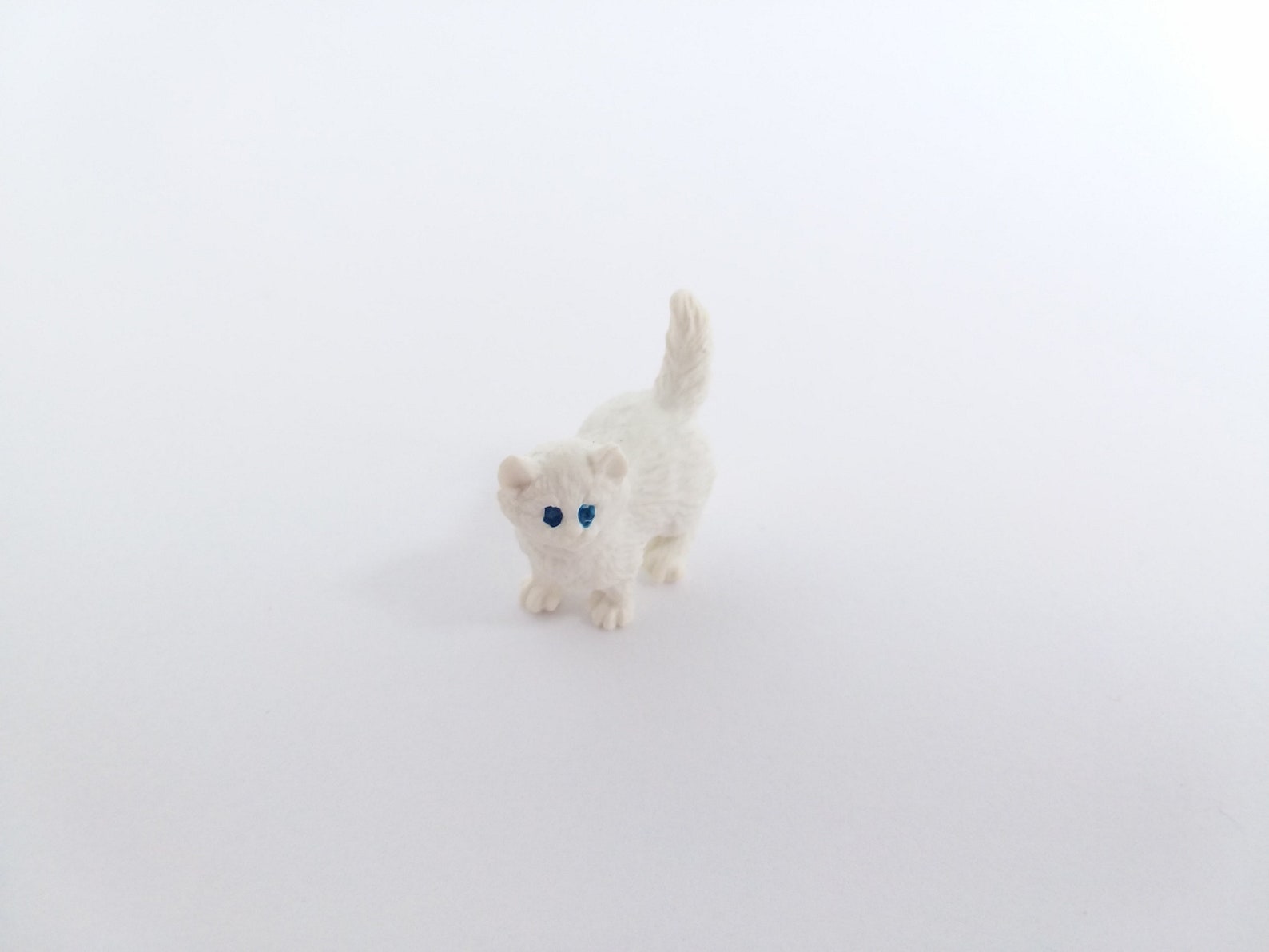 Tiny Kitten Figurine - Soft Plastic Cat for Fairy Garden, Diorama ...
