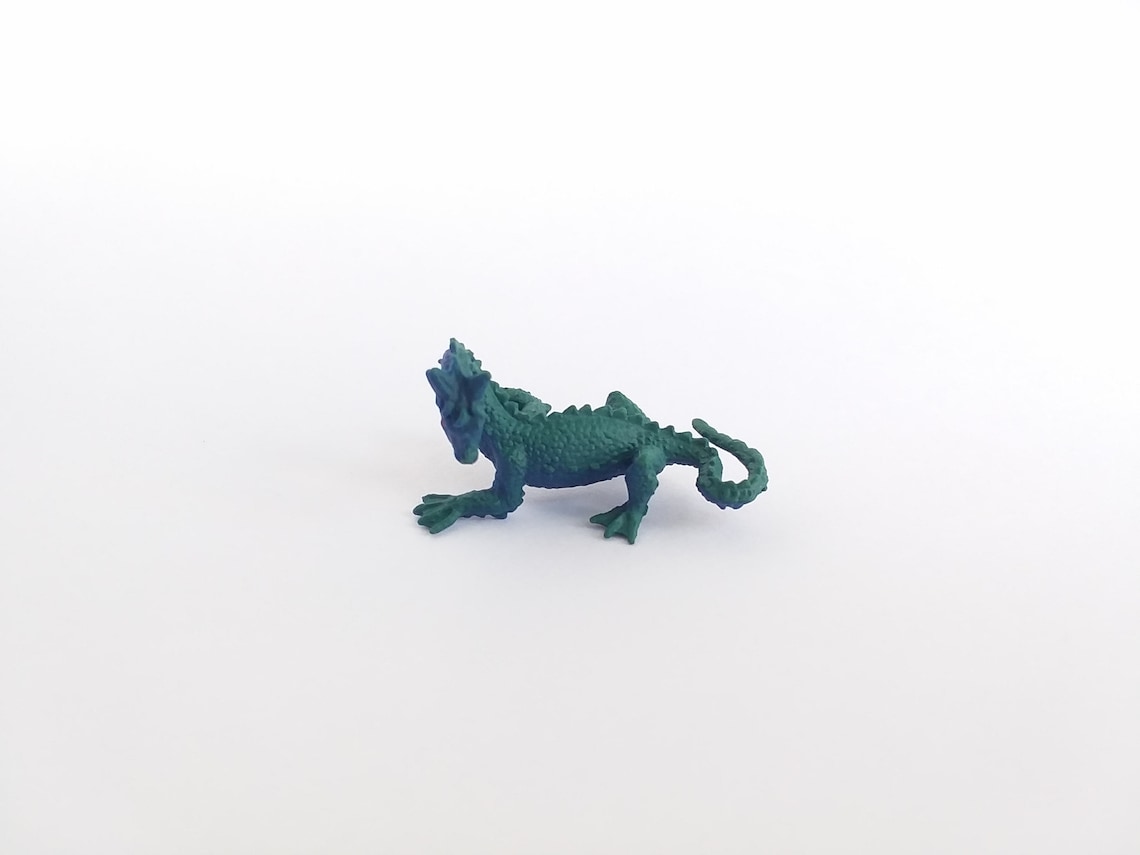 Tiny Sea Dragon Figurine - Soft Plastic Animal for Fairy Garden ...