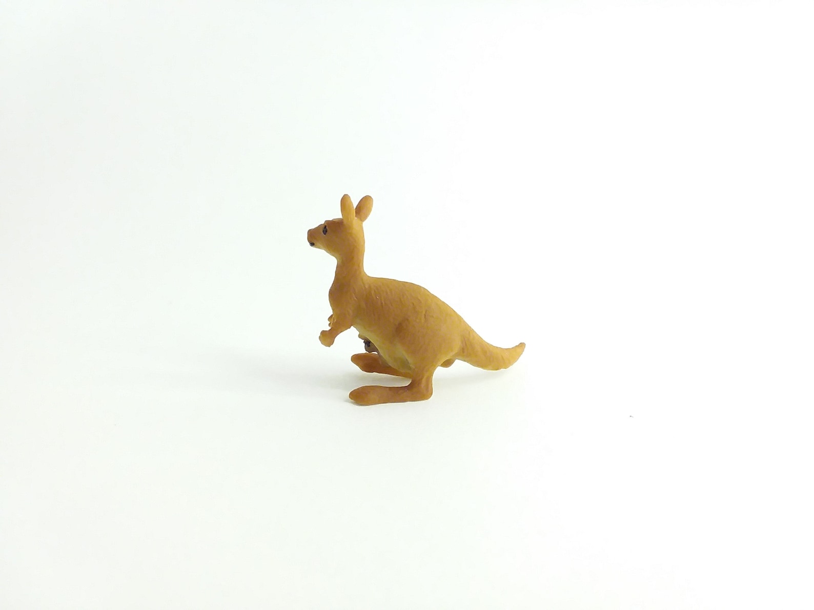 Tiny Kangaroo Figurine - Soft Plastic Animal for Fairy Garden, Diorama ...