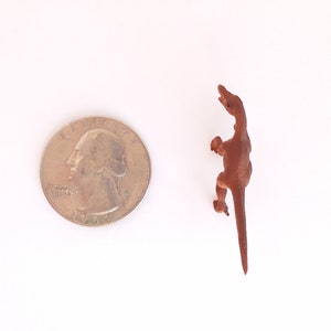 Tiny Raptor Figurine - Soft Plastic Dinosaur for Fairy Garden, Diorama ...