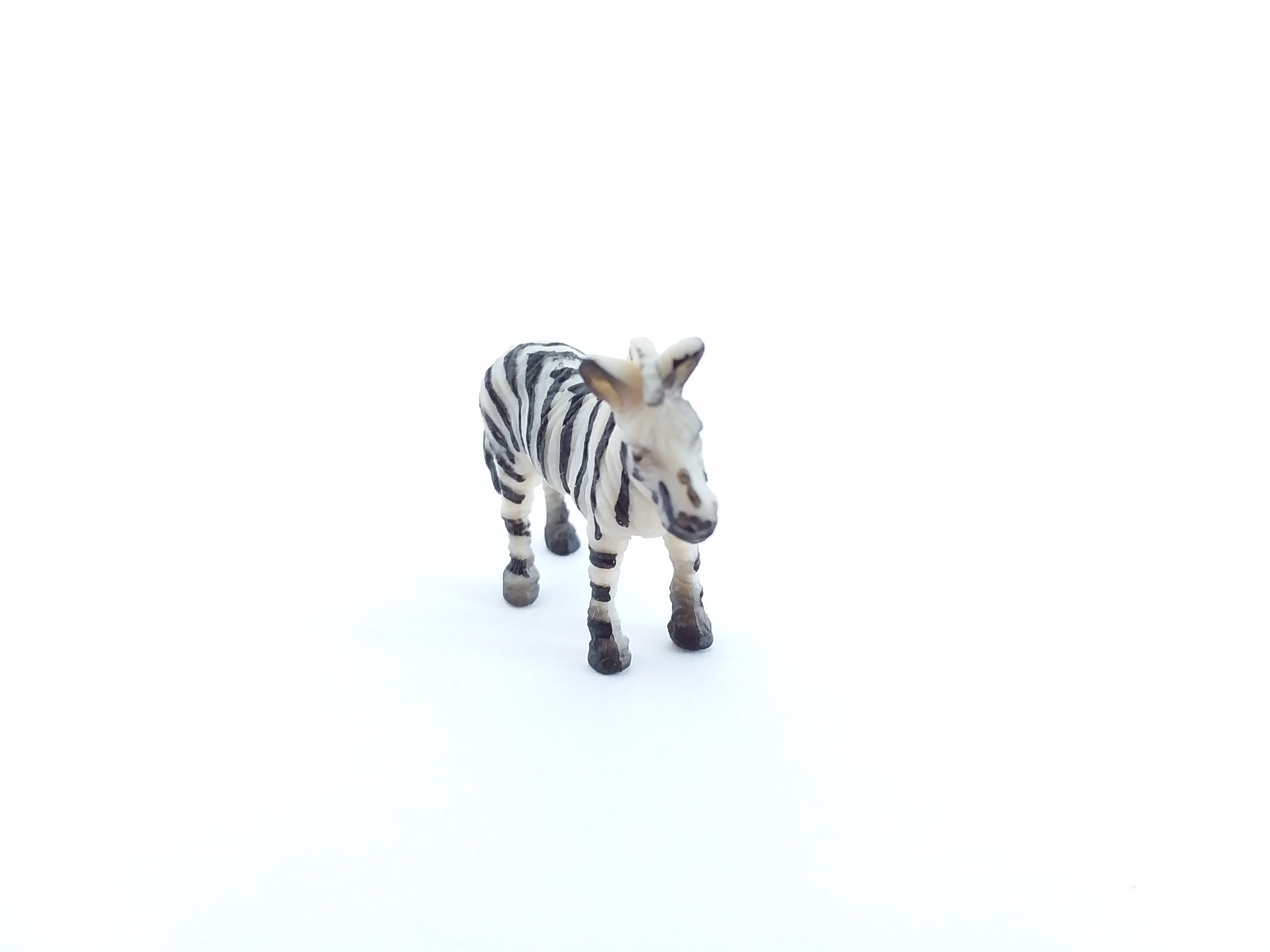 Tiny Zebra Figurine Soft Plastic Animal for Fairy Garden | Etsy