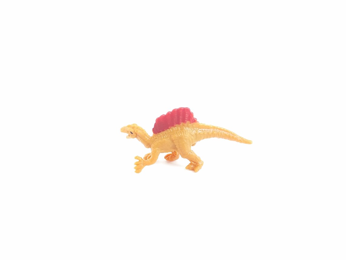 Tiny Spinosaurus Figurine - Soft Plastic Dinosaur for Fairy Garden ...